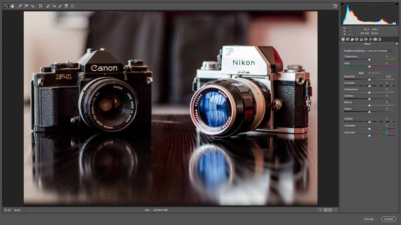 Adobe Camera RAW (ACR) de Photoshop: La Guía Completa