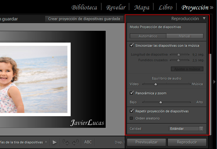 Todos los Secretos del Módulo Proyección de Lightroom