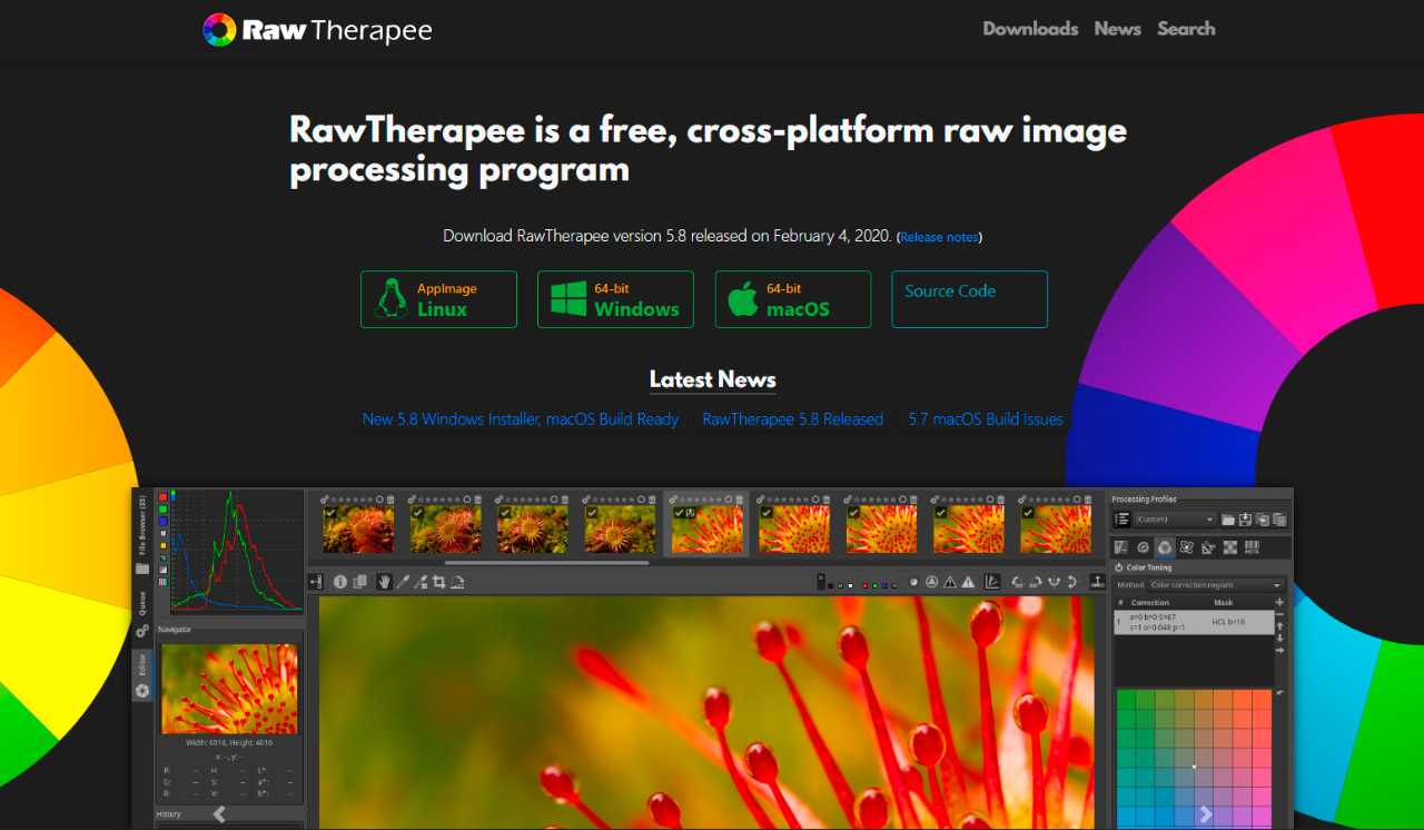 RawTherapee: el Mejor Programa Gratuito para Revelar Fotos en RAW