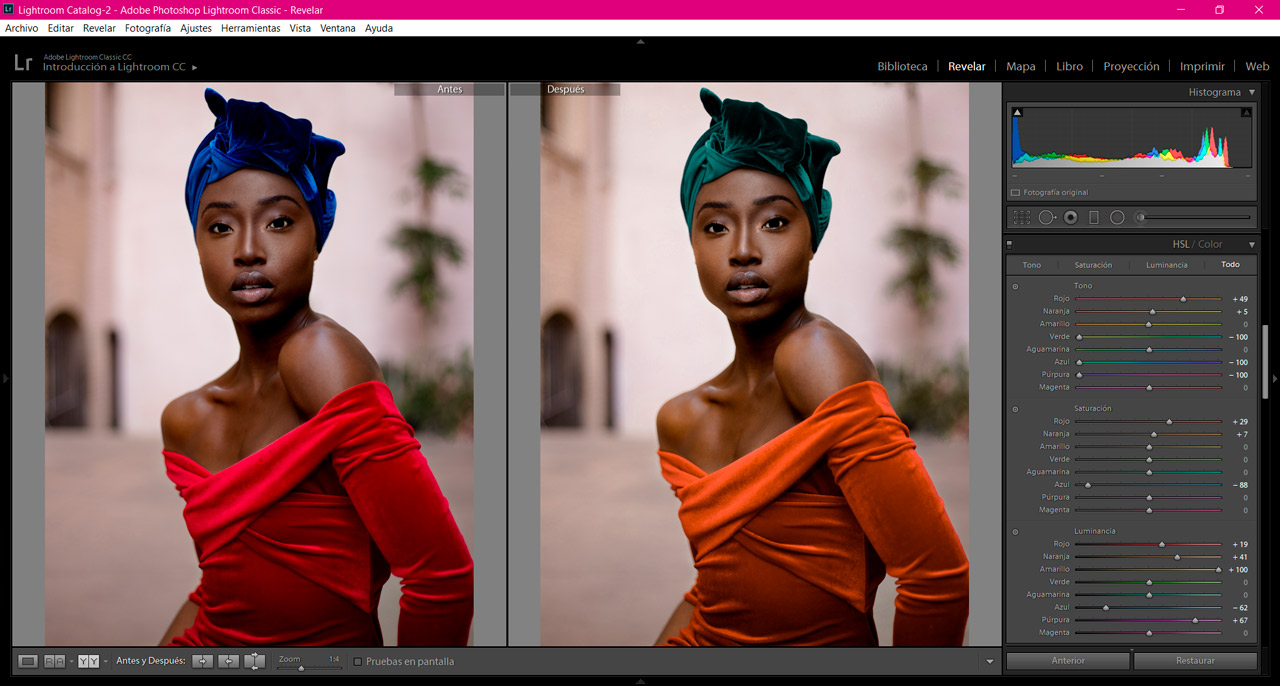 Panel HSL de Lightroom: Lleva el Retoque de Color a otro Nivel