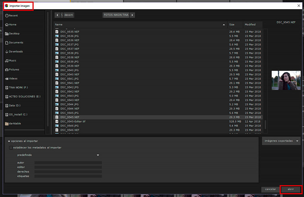 Darktable: un Programa Gratuito de Revelado RAW muy Interesante