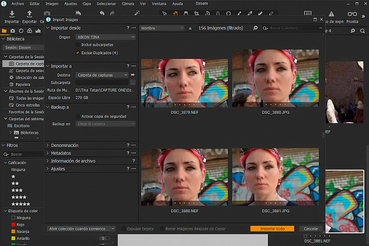Conociendo Capture One Pro (II): Importación y Exportación