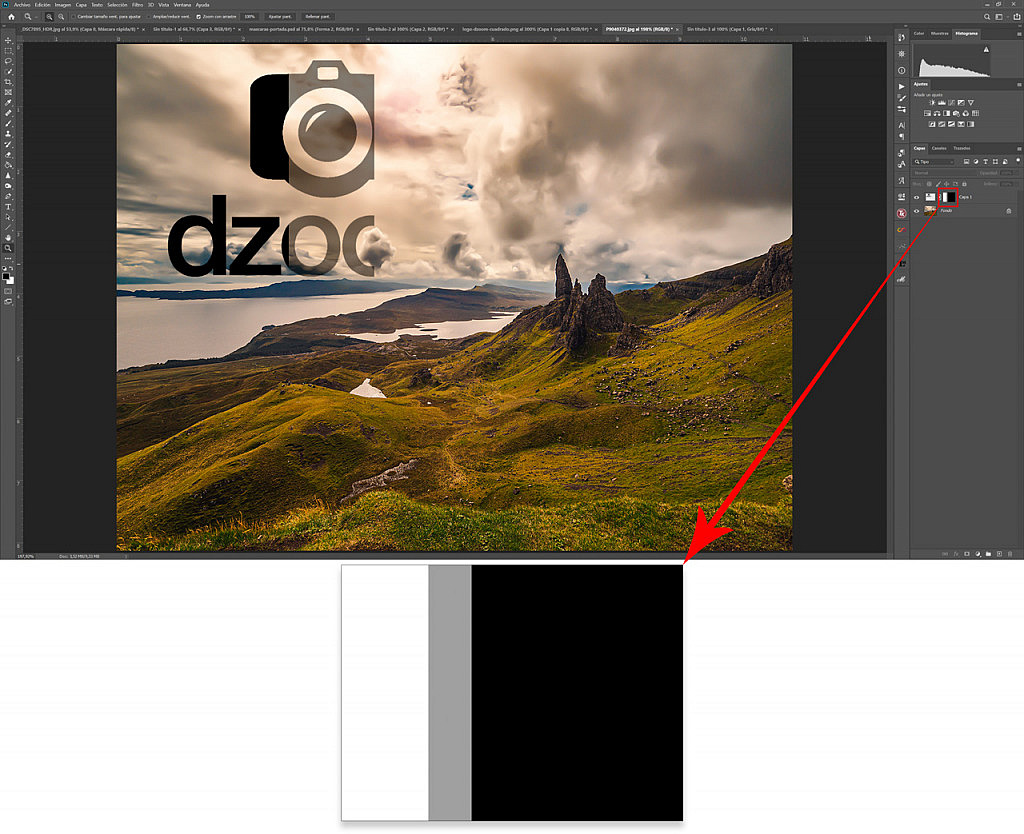 Básicos de Photoshop: La Máscara de Capa
