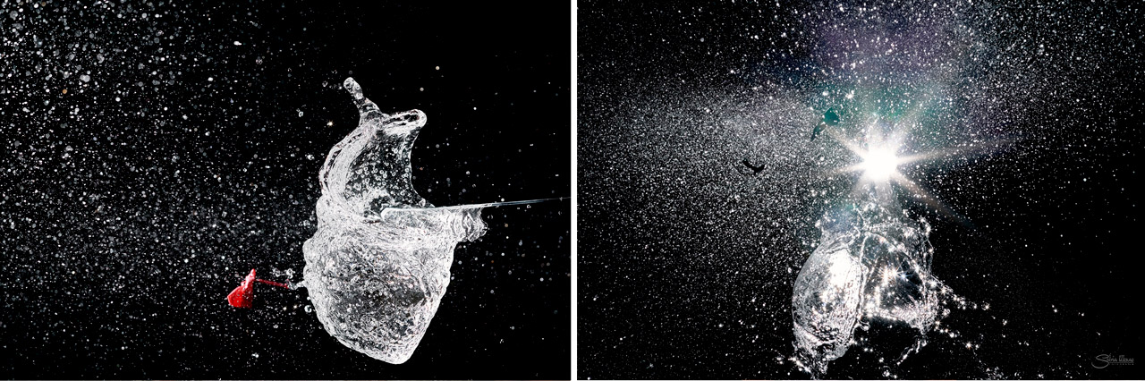 Cómo Hice Esta Serie de Fotos: «Explosión de Globos con Agua»