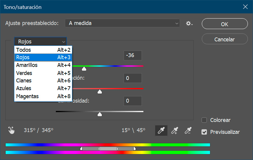 Ajuste Tono/Saturación: Jugando con los Colores en Photoshop