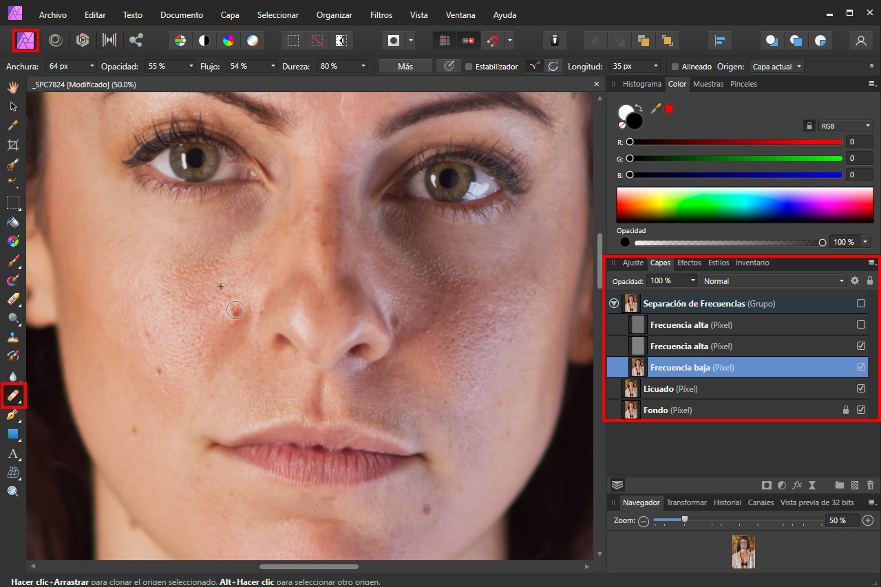 Affinity Photo: Revelado y Retoque de Retratos