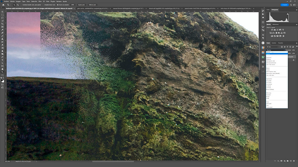 Descubre los Modos de Fusión de Capas en Photoshop Paso a Paso y de ...