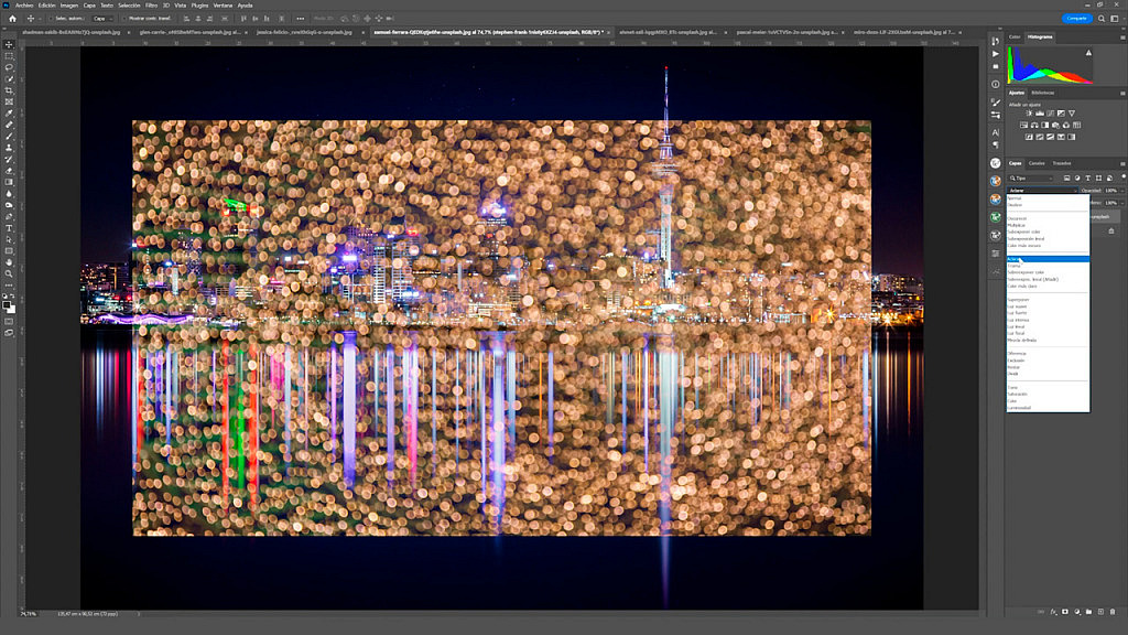 Descubre los Modos de Fusión de Capas en Photoshop Paso a Paso y de ...