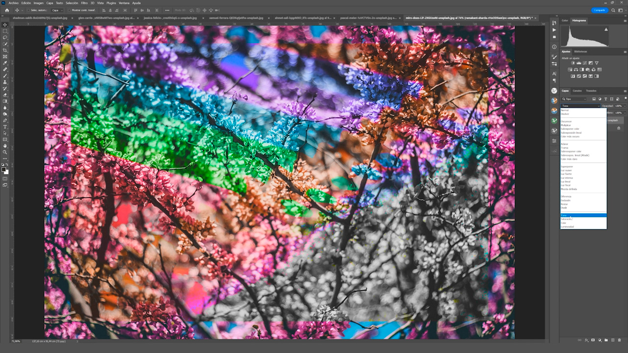 Descubre los Modos de Fusión de Capas en Photoshop Paso a Paso y de ...